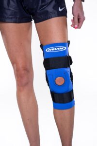 nevin sports med sports knee brace (blue, large)