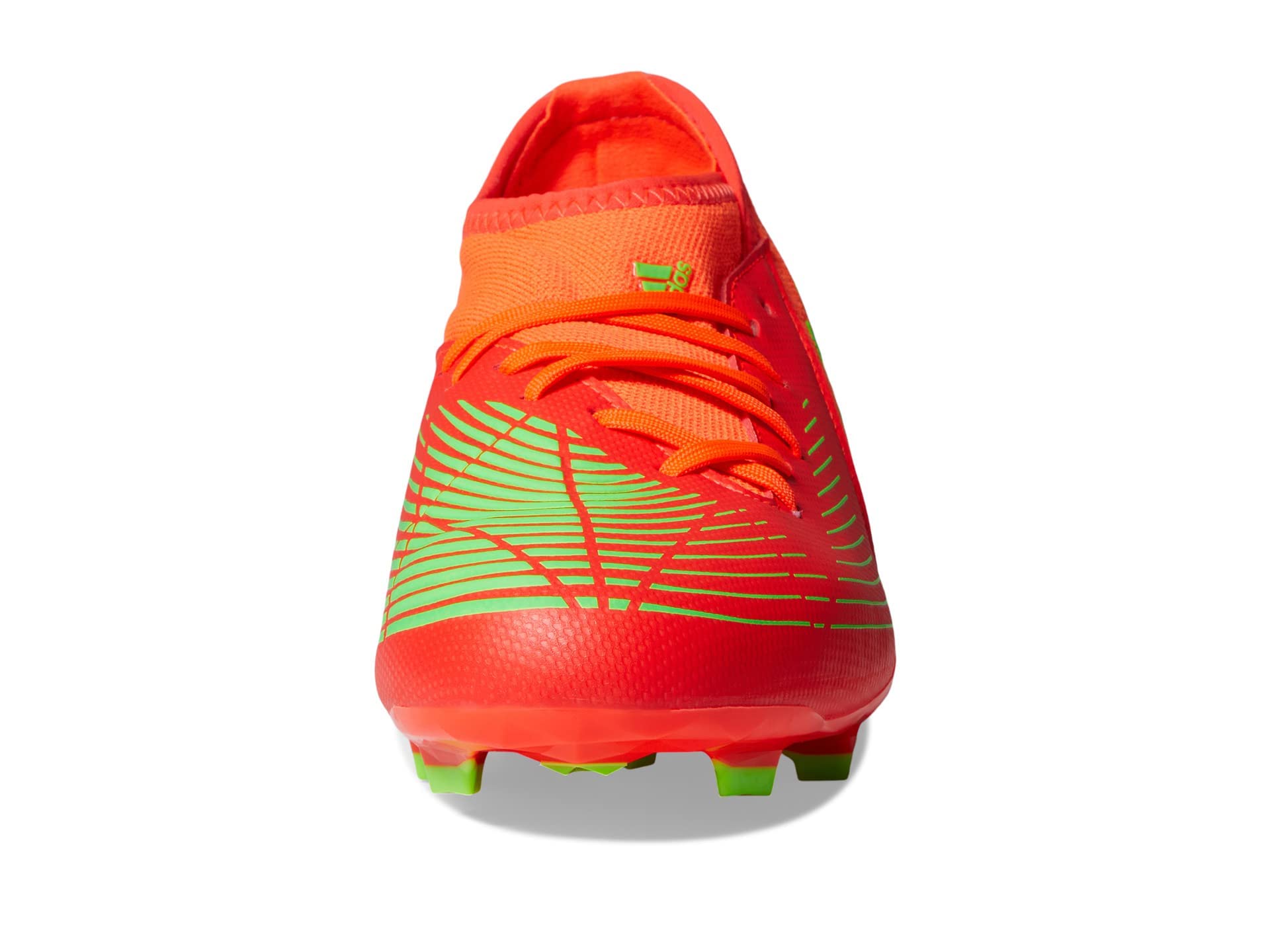 adidas Unisex-Child Edge.3 Predator Firm Ground Solar Red/Solar Green/Black 3.5 Big Kid