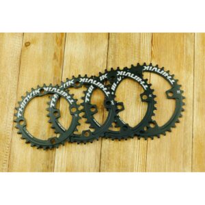 Thinvik Narrow Wide Single Chainring 104mm BCD 32T 34T 36T 38T. Round Oval Bike Chainring 8 9 10 11 12 Speed for Mountain Bike MTB e-Bike Fat Bike Anti-Oxidation 7075 T6 Aluminium Alloy - Oval 38t