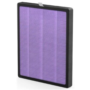 yiou air purifier r1 replacement filter, 3-in-1 pre-filter, true hepa filter, high-efficient activated carbon filter(toxin absorber),deep purple