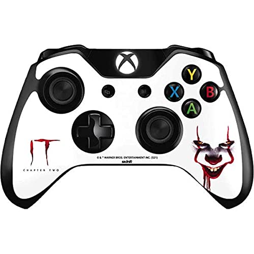 Skinit Decal Gaming Skin Compatible with Xbox One Controller - Officially Licensed Warner Bros Pennywise Bloody Design