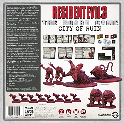 Resident Evil 3 The Board Game: City of Ruin Expansion