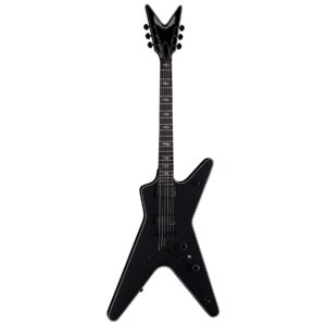 armadillo dean ml select fluence electric guitar, black satin