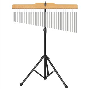 muscell 36-bar chimes percussion music instruments with mounting stand