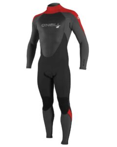 o'neill epic 3/2 mm back zip full wetsuit black/gunmetal/black 2xl (6'0"-6'2", 210-230 lbs)