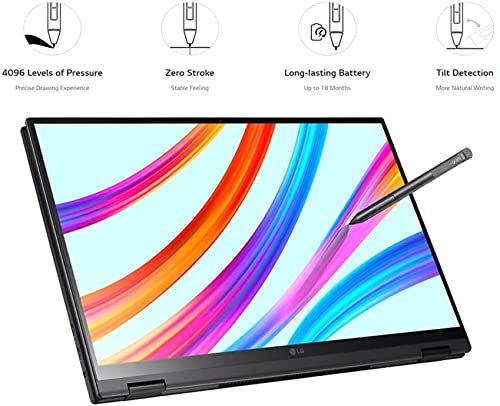 2022 LG Gram 16'' Ultra-Lightweight 2-in-1 Laptop, WQXGA IPS Touch with Pen, Intel Evo i7-1165G7 Processor and Iris Xe Graphics, Thunderbolt 4, Accessory-Card (16GB RAM | 1TB PCIe SSD)