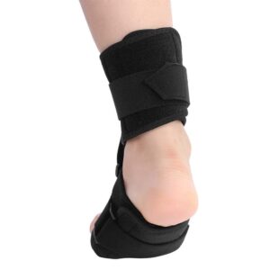 Agatige Drop Foot Brace, Foot Support Wrap Ankle Stabilizer Foot Drop Splint Orthotics for Achilles Tendonitis, Plantar Fasciitis, Bone Fracture, Sprain Injury