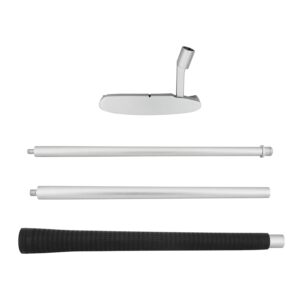 kytai golf practice putter putt two way head for right or left handed golfers detachable putter with stainless steel clubhead with 2 practice golf balls nice gift -35" length (right)