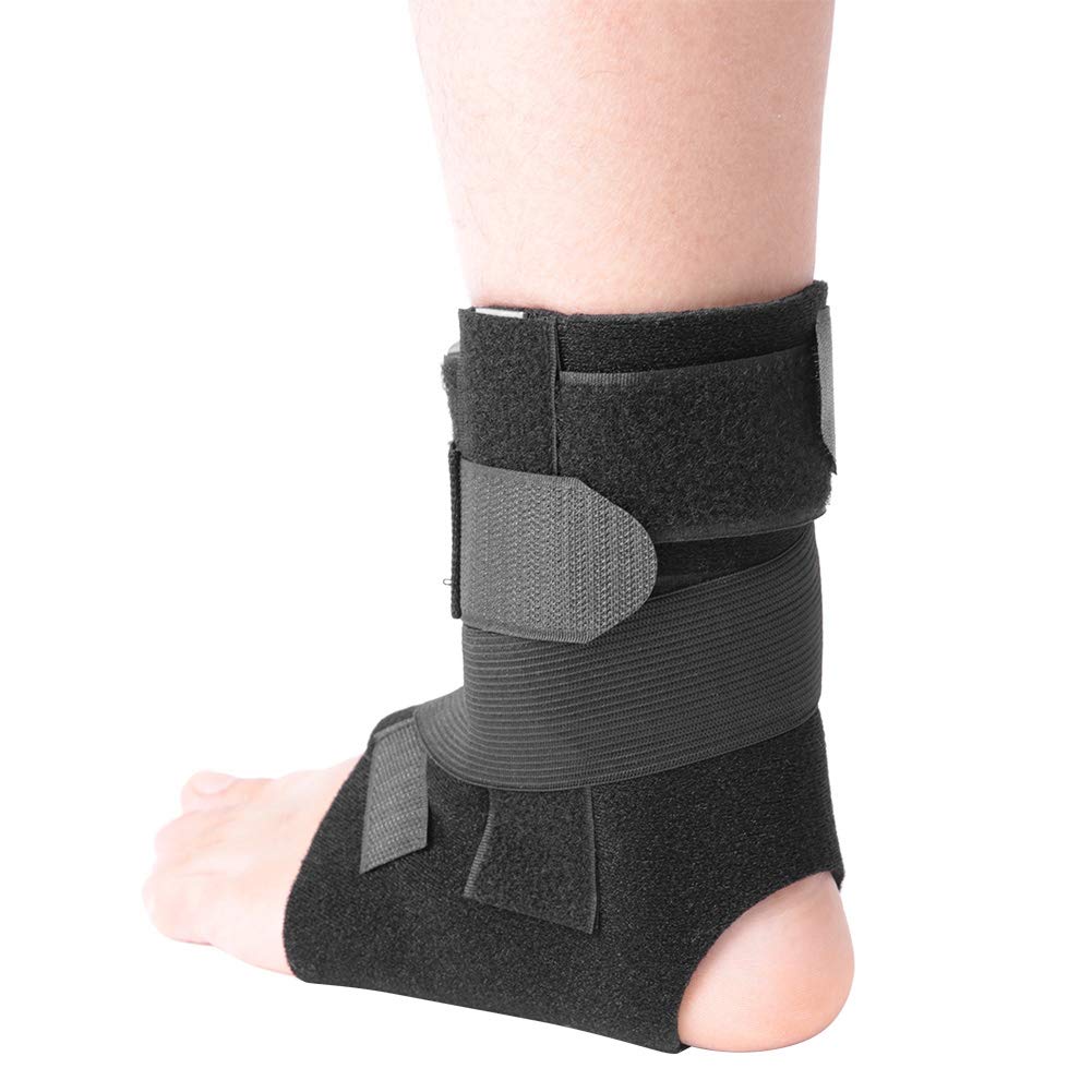 Ankle Brace, Adjustable Ankle Joint Support Varus Valgus Corrector Protection Brace for Drop Foot Orthotic, Achilles, Tendon, Sprain, Injury Recovery