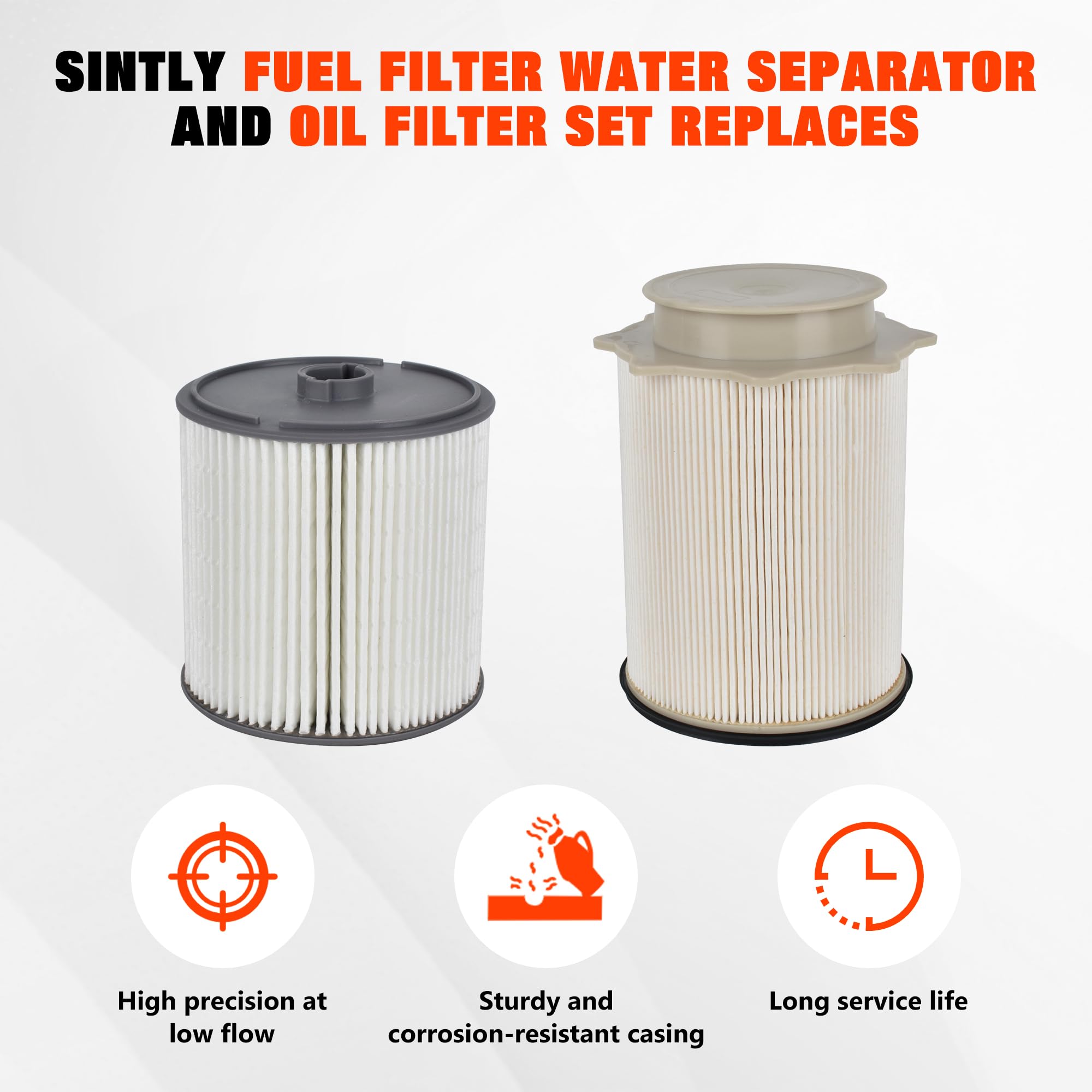 6.7L Cummins Fuel Filter Water Separator Kit Compatible with 2019-2024 Dodge Ram 2500 3500 4500 5500 6.7 Turbo Diesel Engines, Replaces# 68157291AA and 68436631AA