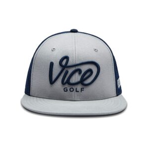 vice golf squad cap navy/grey | golf cap | one size fits all | unisex