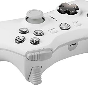 MSI Force GC30V2 White Wireless Gaming Controller, Dual Vibration Motors, Dual Connection Modes, Interchangable D-Pads, Compatible with PC & Android