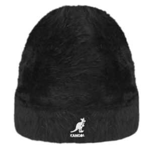 kangol furgora cuff beanie for women and men, one size fits all, black