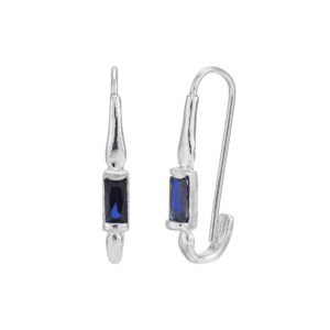 silpada 'sparks of blue' sapphire earrings in sterling silver