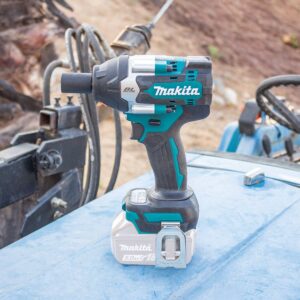 Makita XWT18XVZ 18V LXT® Lithium-Ion Brushless Cordless 4-Speed Mid-Torque 1/2" Sq. Drive Utility Impact Wrench w/Detent Anvil, Tool Only