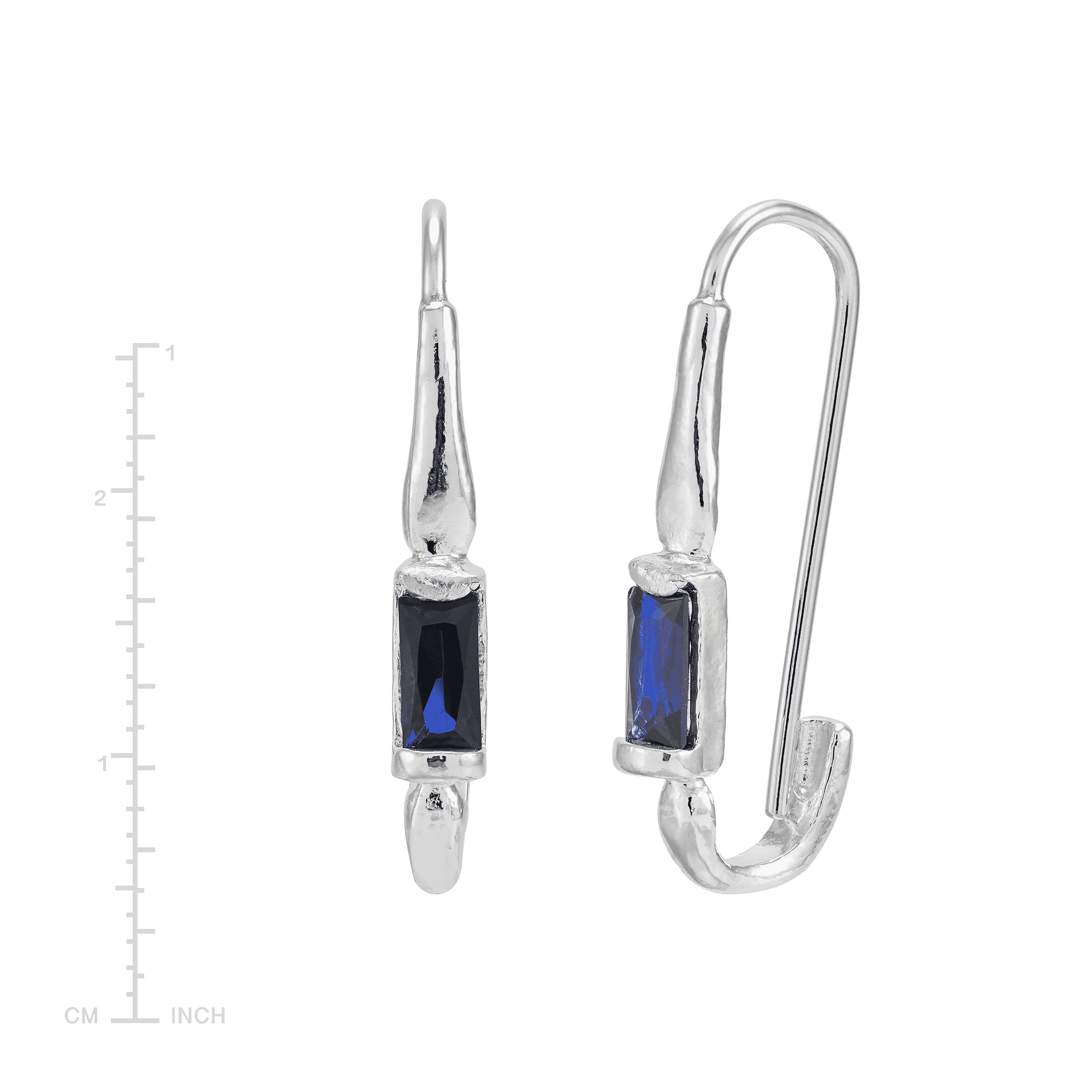 Silpada 'Sparks of Blue' Sapphire Earrings in Sterling Silver