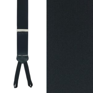 Trafalgar Big and Tall Sutton Solid Silk Formal End Braces