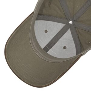 Stetson Rustic Cap with UV Protection Men Olive One Size