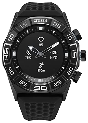 Citizen CZ Smart Gen 1 Hybrid smartwatch 44mm, Continuous Heart Rate Tracking, Fitness Activity, Golf App, Displays Notifications and Messages, Bluetooth Connection, 15 Day Battery Life