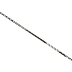 Signature Fitness 5FT Stardard Barbell with Star Locks, Chrome