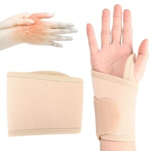 Wrist Support Brace, Carpal Tunnel Wrist Brace for Men and Women, Soft Elastic Wrist Protective Support Strap for Fitness, Sports, Tendonitis Pain Relief, Arthritis, Injury Recovery