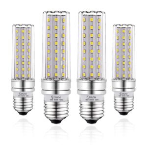 ldszm led corn light bulb 120w equivalent 1400 lumen 6000k cool daylight 16w e26/e27 base non-dimmable ceiling fan corn lighting for home garage warehouse indoor led corn bulbs 4 pack