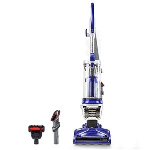 kenmore bagless upright vacuum 2-motor power suction carpet cleaner, 2 liters, navy