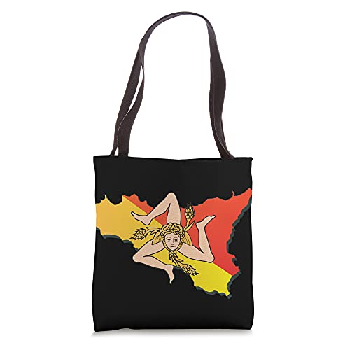 Sicilian Flag Sicily Trinacria Tote Bag