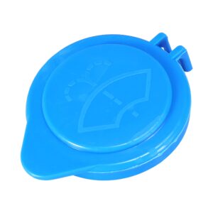 x autohaux blue cp9z-17a605-a windshield wiper washer fluid reservoir tank bottle cap for ford focus 2012-2018