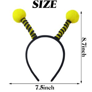 YOOHUA 12PCS Bee Tentacle Headbands Bee Hair Bands Hair Hoop for Women Girls Halloween Christmas Party Supplies