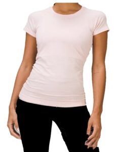 lululemon athletica lululemon swiftly tech short sleeve crew (pink pastel, 12)