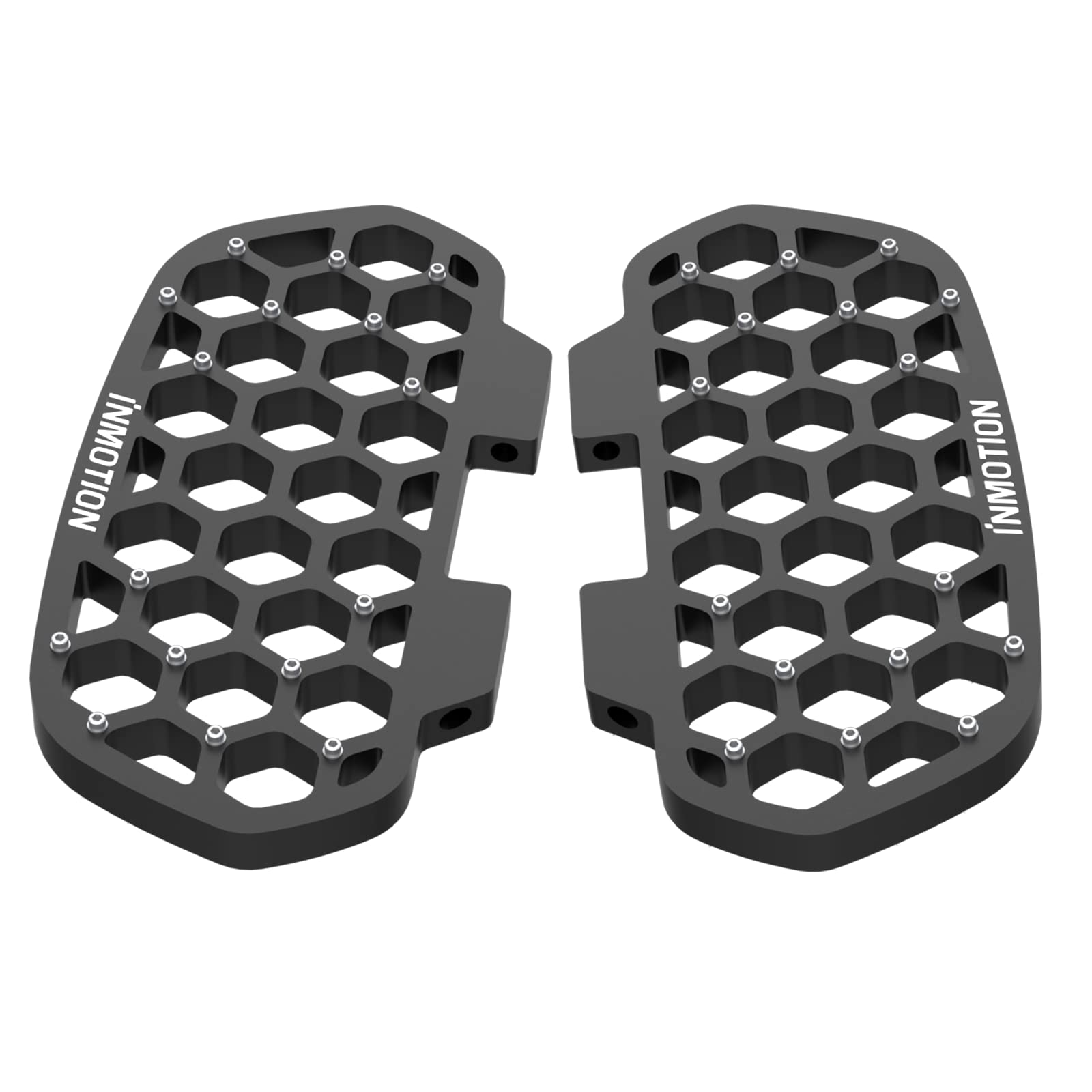 Inmotion V11 V12 V13 Series Honeycomb Foot Pedals, Electric Unicycles Accessories Spiked Non-Slip Off-Road Pedals with Magnet High-Density Aviation 6061 Aluminum