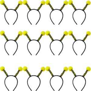 yoohua 12pcs bee tentacle headbands bee hair bands hair hoop for women girls halloween christmas party supplies