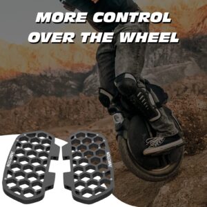 Inmotion V11 V12 V13 Series Honeycomb Foot Pedals, Electric Unicycles Accessories Spiked Non-Slip Off-Road Pedals with Magnet High-Density Aviation 6061 Aluminum