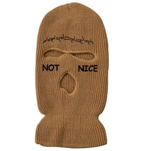 june sports 3 hole knitted ski mask not nice full face mask winter balaclava face cover for outdoor sports camel mk4d not nice-camel one size