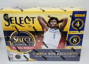 2020-21 panini select nba basketball retail mega box