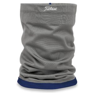 titleist performance snood neck warmer, grey/navy, one size fits all