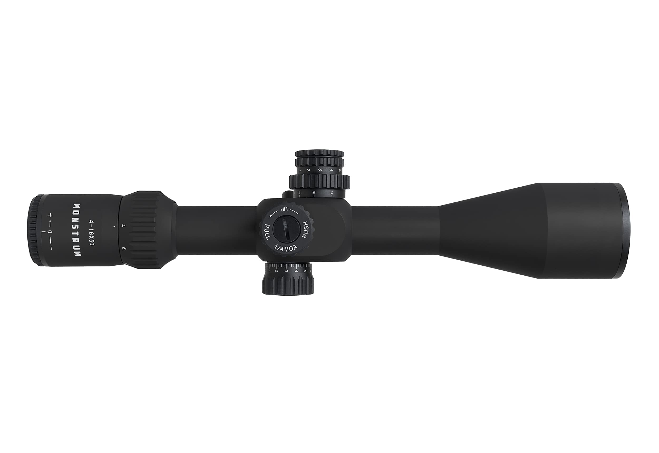 Monstrum G3 4-16x50 First Focal Plane FFP Rifle Scope with Illuminated MOA Reticle | ME308 Extended Series Offset Scope Mount | Bundle