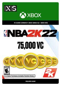 nba 2k22: 75,000 vc - xbox [digital code]