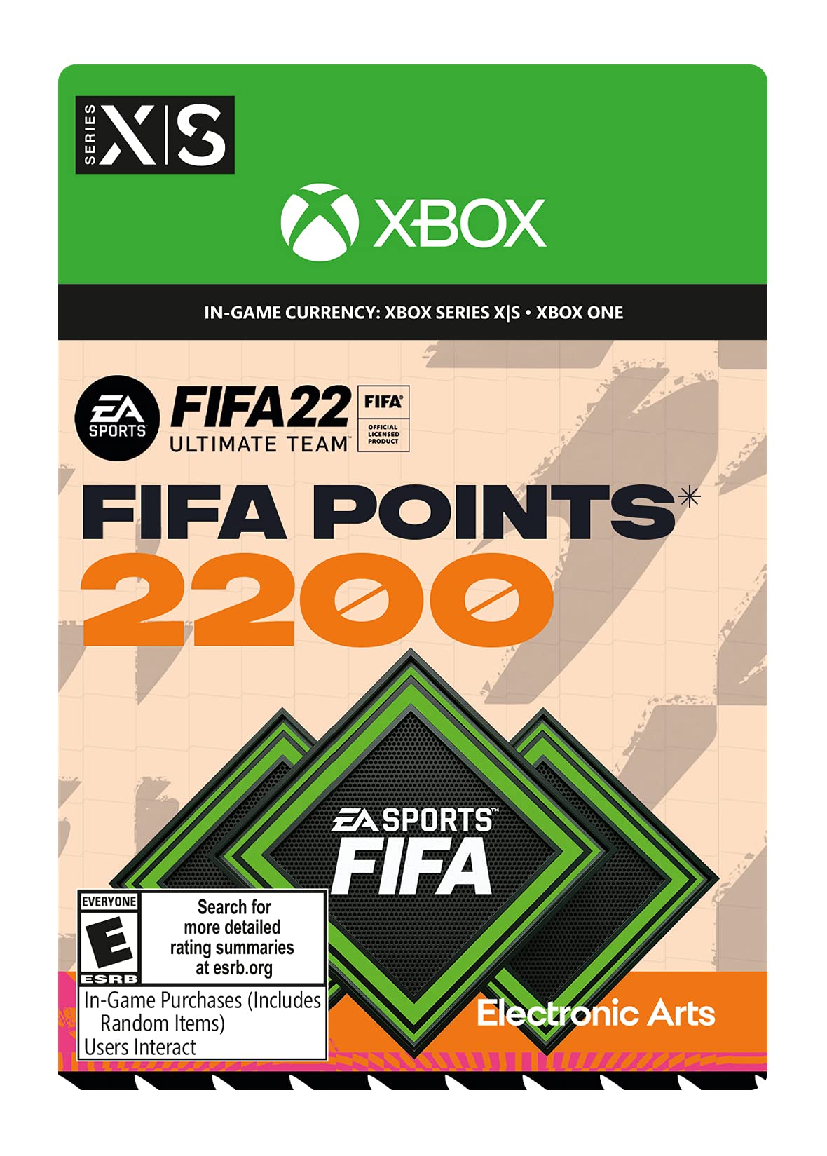 FIFA 22: 2200 FIFA Points - Xbox [Digital Code]