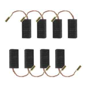 micro traders 4 pairs of angle grinder carbon brushes 5x8x17mm 1607014116 compatible with bosch pws7-115 gws9-125 s4b gws500 gws650 pws500 pws550 power tool replacement accessories