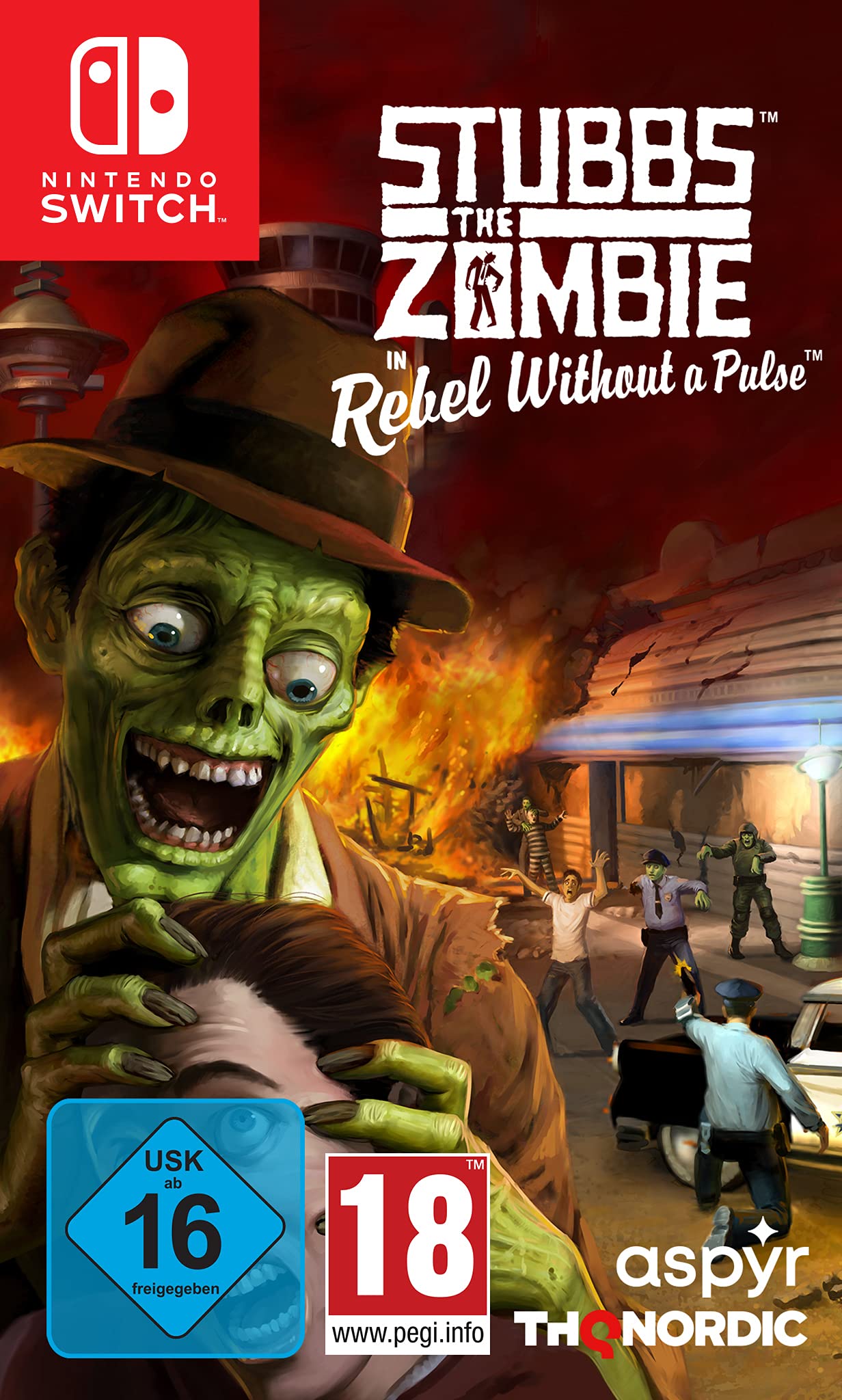 Stubbs the Zombie in Rebel Without a Pulse - Nintendo Switch