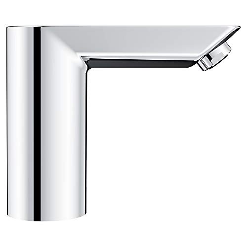 Grohe 36466000 Baucosmopolitan E Touchless Electronic Faucet with Temperature Control Lever, Battery-Powered