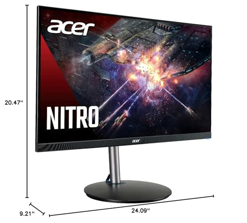 acer Nitro XF3 XF273 S 27" 16:9 Full HD 144Hz Widescreen IPS LED LCD HDR Gaming Monitor, Black