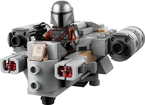 LEGO Star Wars The Razor Crest Microfighter 75321 Toy Building Kit for Kids Aged 6 and Up; Quick-Build, Stud-Shooting Star Wars: The Mandalorian Gunship for Creative Play (98 Pieces)