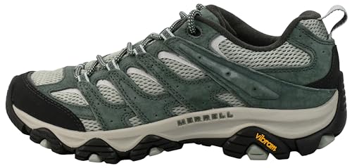 Merrell Moab 3 Shoes for Women - Breathable Leather, Mesh Upper, and Classic Lace-Up Closure Shoes Laurel 8 M