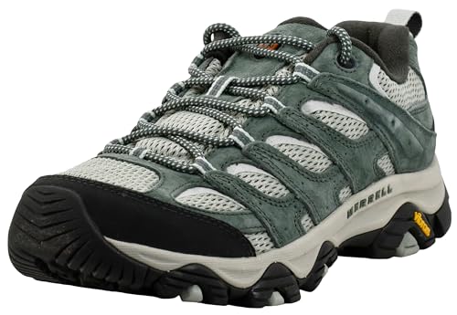 Merrell Moab 3 Shoes for Women - Breathable Leather, Mesh Upper, and Classic Lace-Up Closure Shoes Laurel 8 M