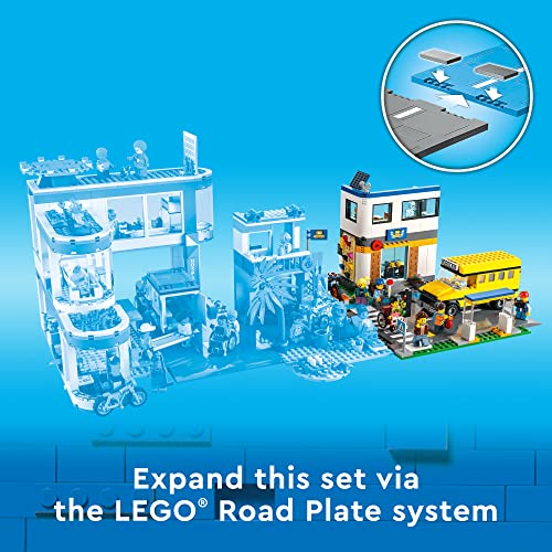 LEGO City School Day 60329 Building Kit; Toy School Playset with 2 City TV Characters, for Kids Aged 6 and up (433 Pieces)