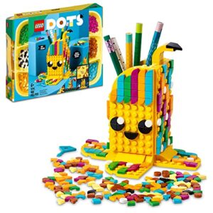 lego 41948 dots cute banana pen holder, arts and crafts set, toy pencil pot desk organizer, diy bedroom accessories, gifts for kids, girls & boys 6 plus years old