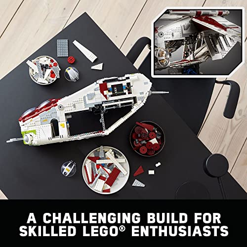 Lego Star Wars Republic Gunship 75309 UCS Display Model Kit for Adults to Build, Ultimate Collector Series, Office or Home Decor Gift Idea